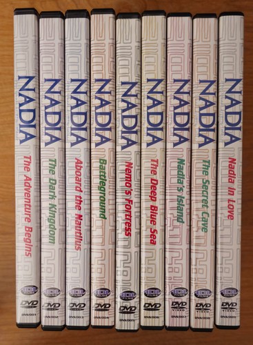 Nadia: Secret of Blue Water DVD Vol. 1-9 ADV Films Hideaki Anno 1990 | eBay