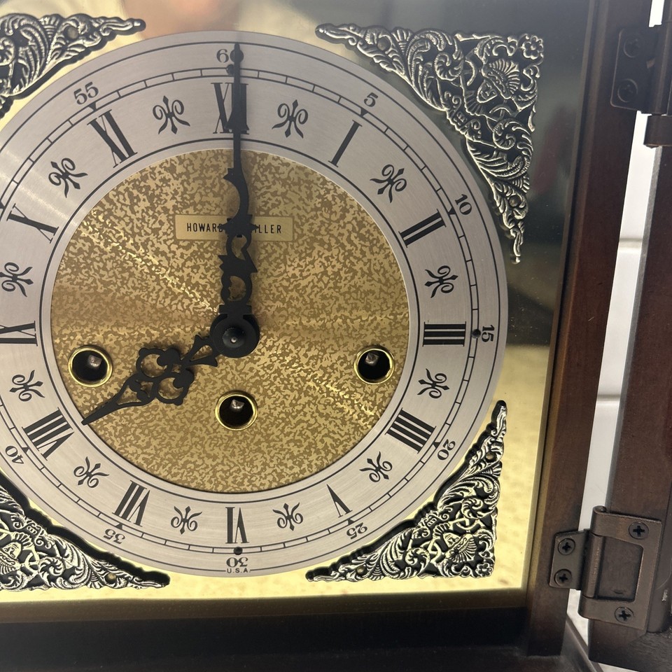 Howard Miller Mantel Clock 340-020 & Key Westminster 2 Jewels, W ...
