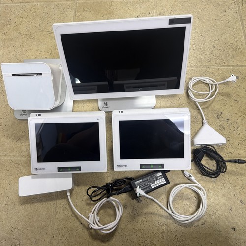 CLOVER STATION duo S505 + PRINTER P500 + 2 Terminal C305 / C505 LOCKED ...