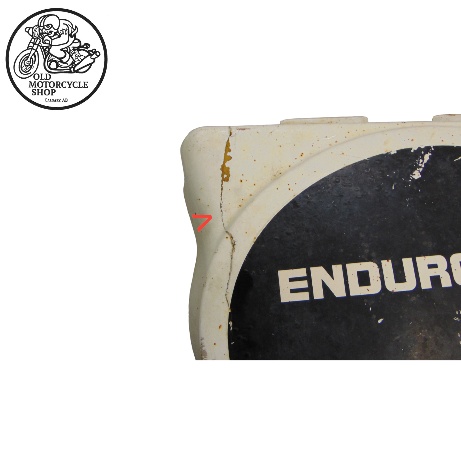 1979 YAMAHA XT500 LEFT SIDE PANEL COVER PLASTIC FAIRING (NO KEY ...