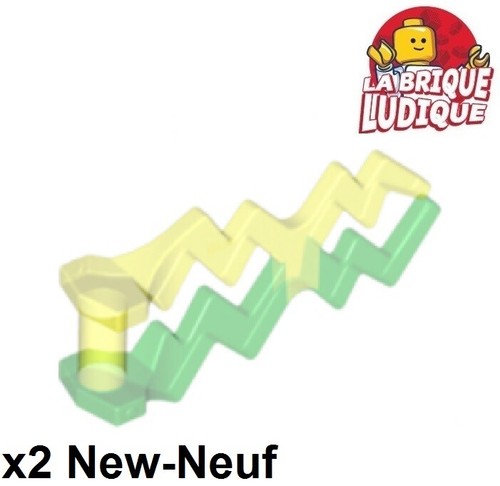 Lego 2x Lightyear (Buzz Lightyear) Wave Angular Flash Electric Green ...