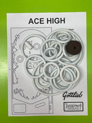 1957 Gottlieb Ace High Pinball Machine Rubber Ring Kit | eBay