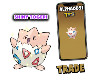 Pokemon Shiny Togepi Registered Trade or friendship for 30 days | eBay