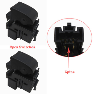 84810-0K010 2pcs Power Window Control Switch Fit For Toyota Hilux Vigo ...