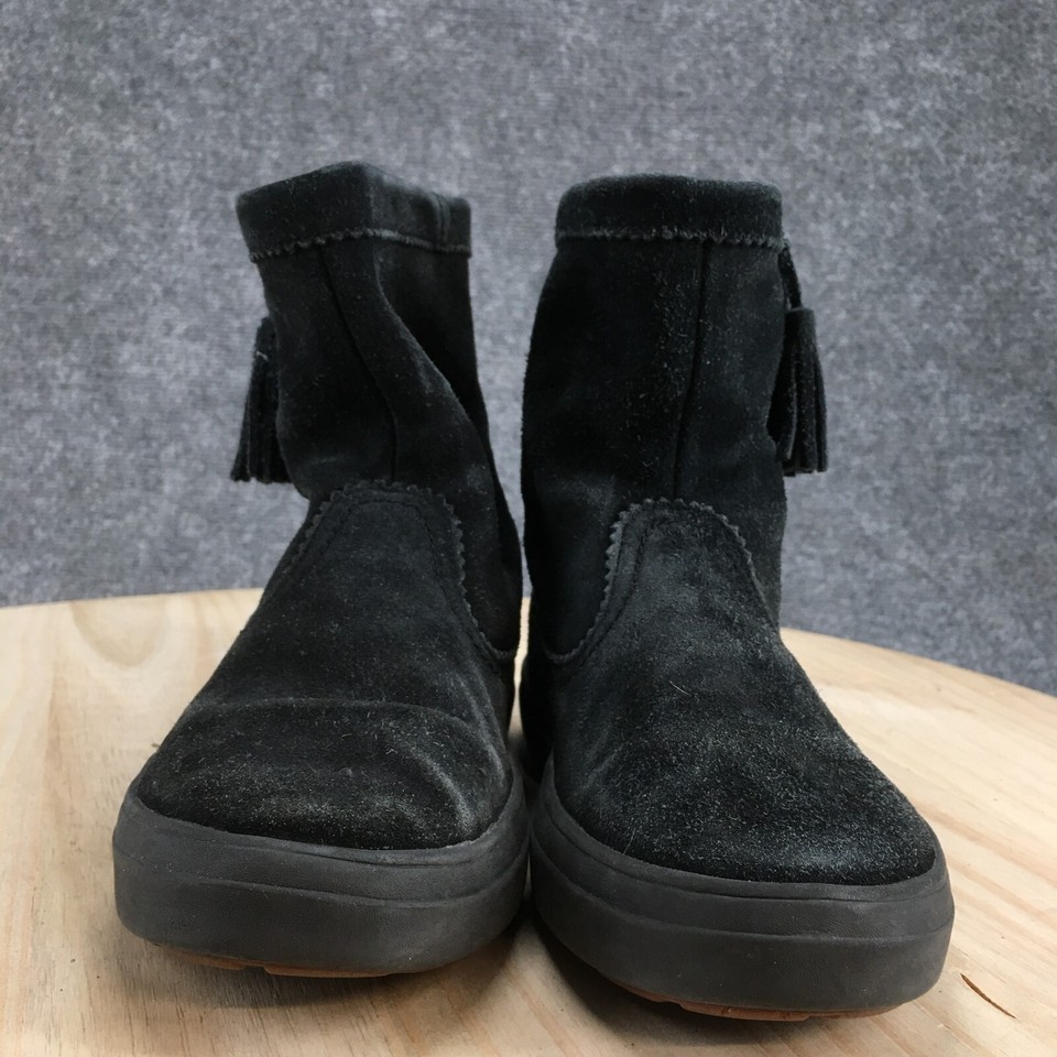 Crocs Boots Womens 7 Lodge Point Pull On Tassel Ankle Bootie 203425 ...