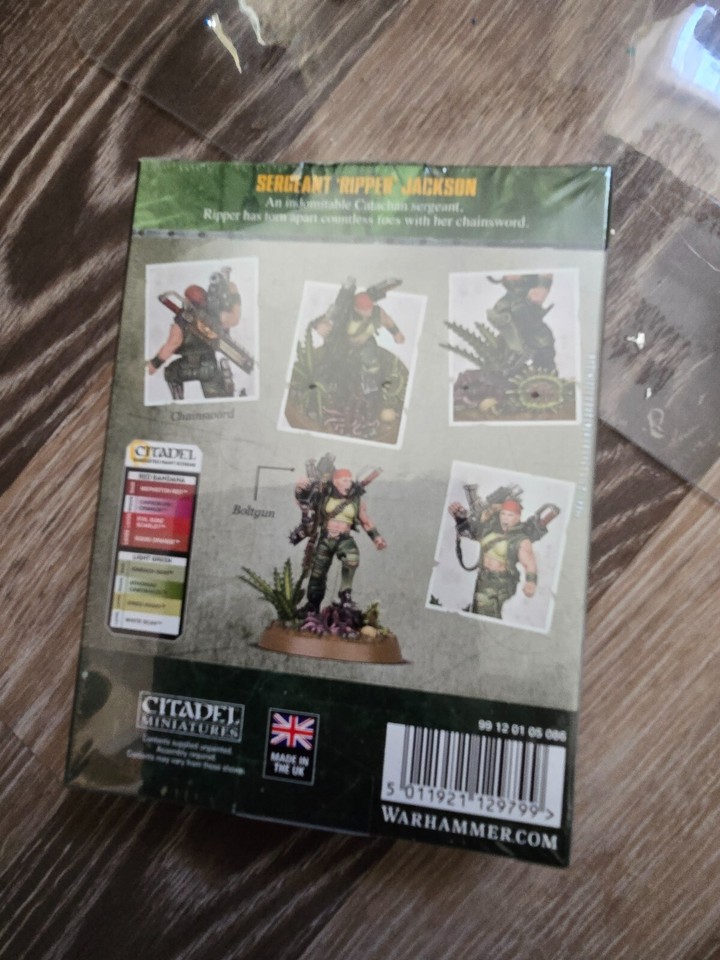 Games Workshop Warhammer 40k Sergeant "Ripper" Jackson, Catachan Jungle ...