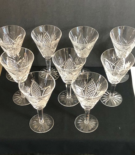 6 Waterford high facet Crystal Glasses Flawles Mooncoin Lower price $39 ...
