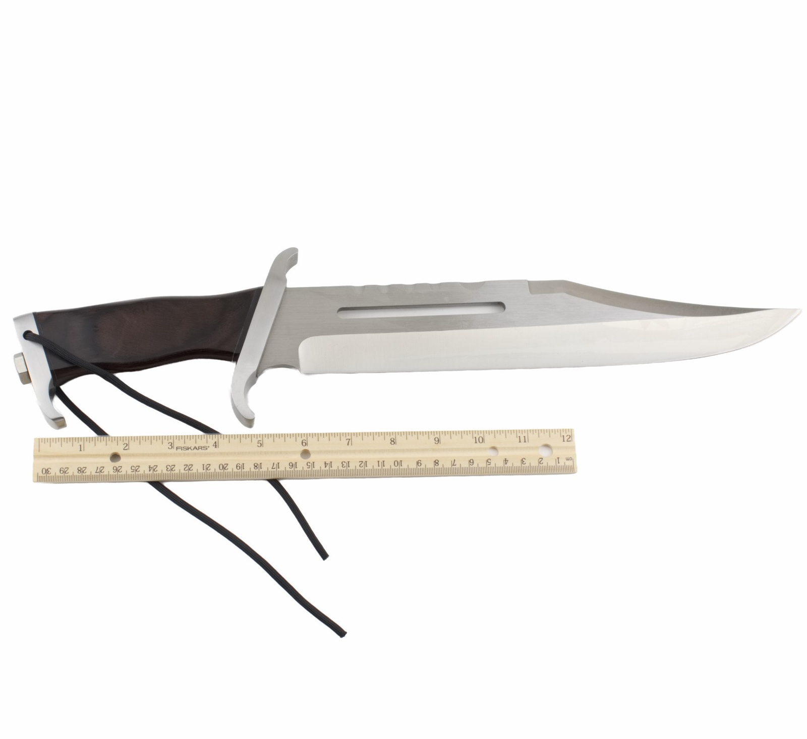 John Rambo III Signature Bowie Fixed Blade Knife Wood Handle | eBay