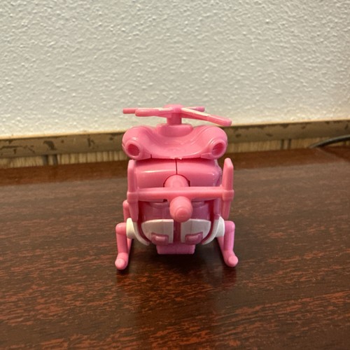 2014 Auldey Toys Super Wings Dizzy 2" pink transforming helicopter ...