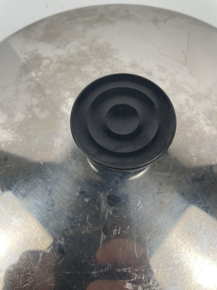 Revere Ware Replacement 9" Stainless Steel Lid Replacement Double Lip ...