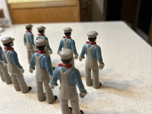 8 Lionel G Gauge Painted Engineer Figures G Scale Railroad Employees ...