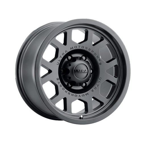 (1) Ultra 114SB The Chief 17X9 5X5.00 78 Hub +01 Offset Black Wheel Rim ...