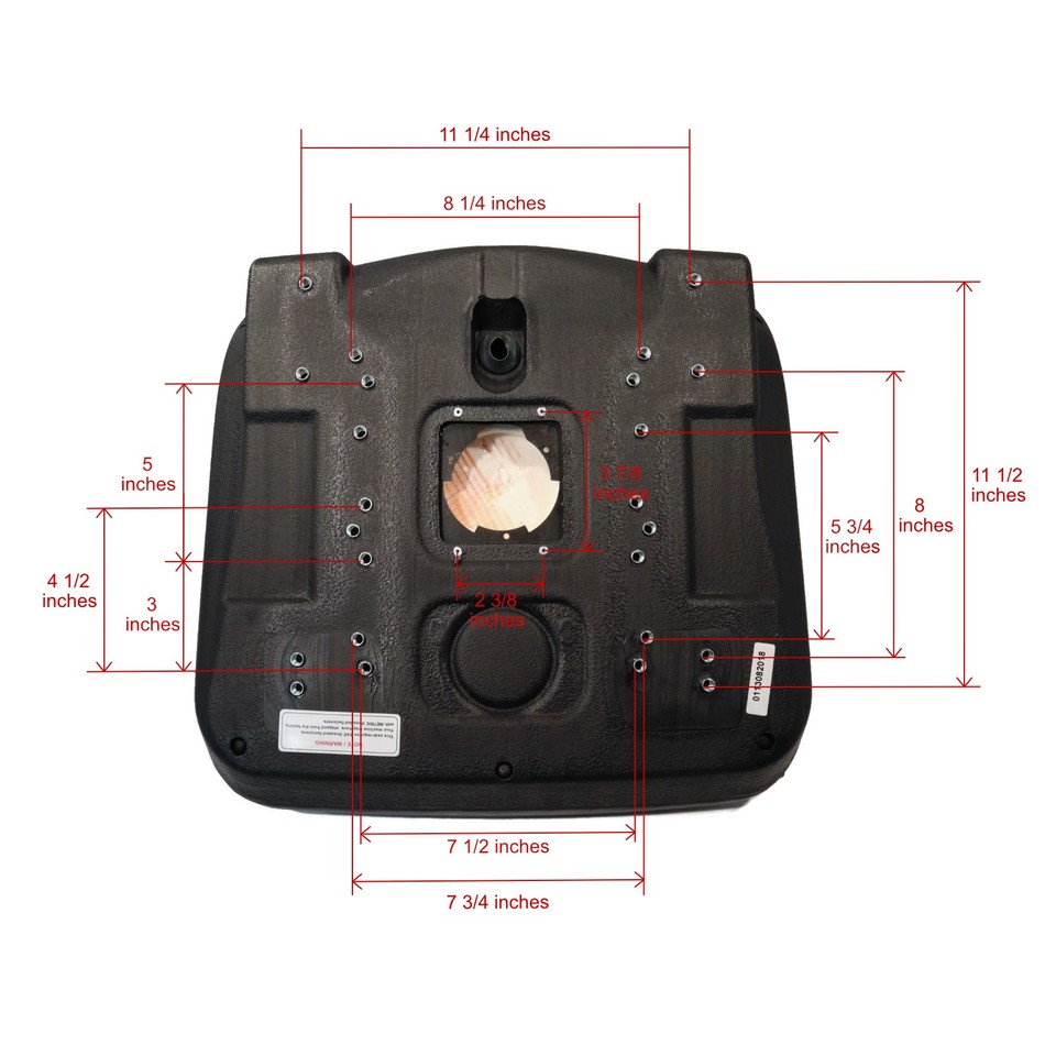 Gray High Back Seat fits Scag Z-Cat Zero-Turn Lawn Mowers SMZC-24A ...