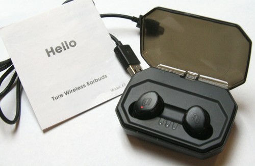 Ankbit E3 wireless earbuds ear buds bluetooth black | eBay