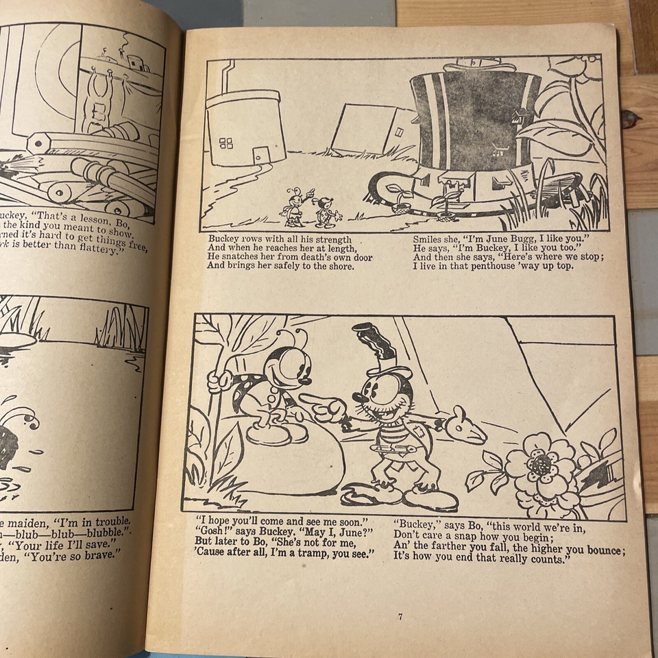 Vintage 1960s Walt Disney Studios Silly Symphony Coloring Book Large! | eBay