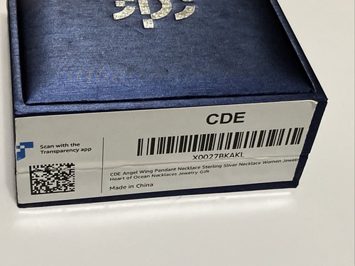 NIB NEW CDE Crystals from SWARDOVSKI Angel Wing Heart Jewelry Pendant ...