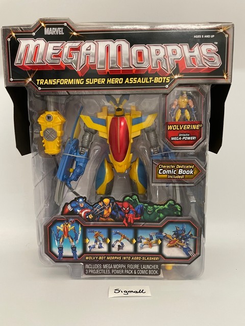 Marvel Megamorphs Wolverine Transforming Super Hero Assault Bot for ...