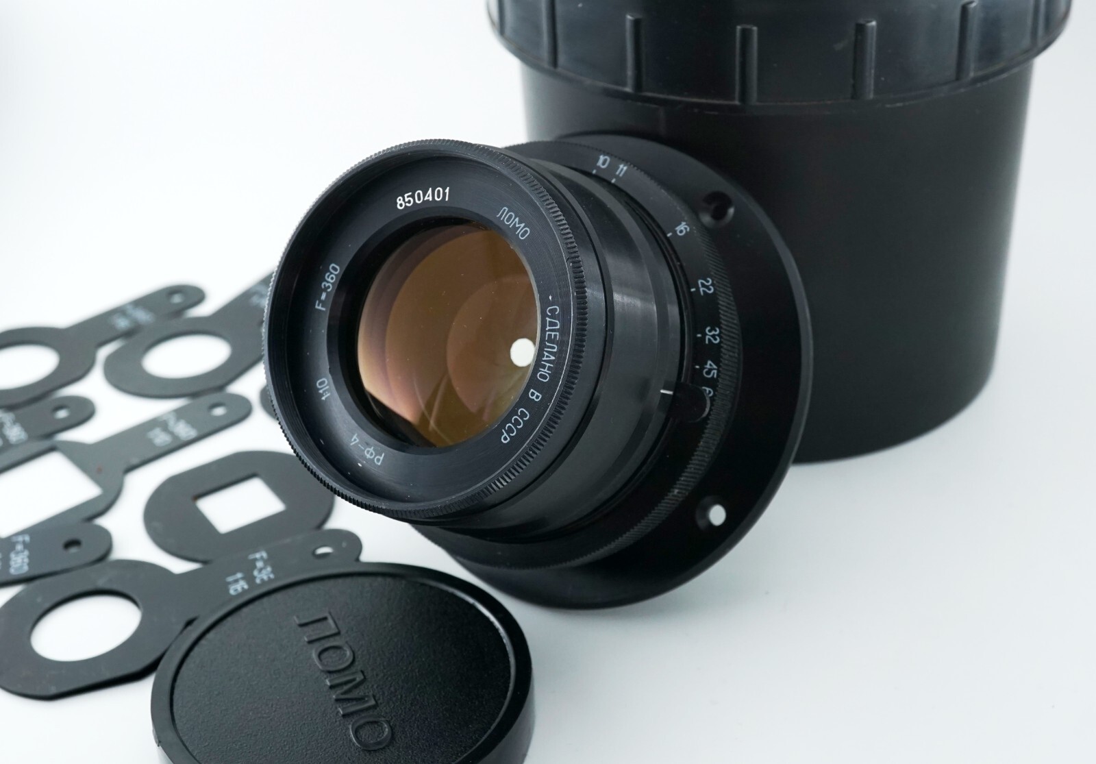 LOMO RF-4 10/360mm retro USSR LENS FKD Wooden camera Reproduction large ...