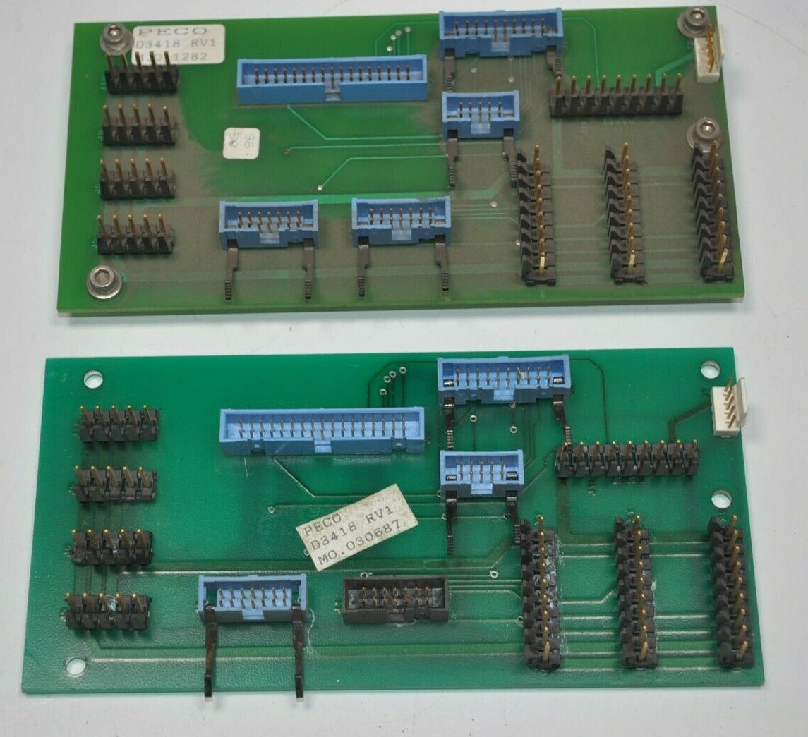 Lot of 2 PECO Distribution PCB Circuit Boards Model# D3418 RV1 | eBay