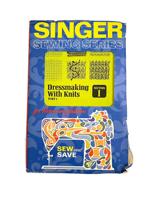 Vintage Singer Sections 1 & 2 Sewing Series How to Sew Dressmaking ...