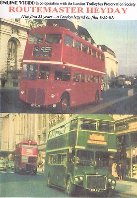 Routemaster Heyday Dvd: London's Red Buses Bus RM1 Aldenham Works ...