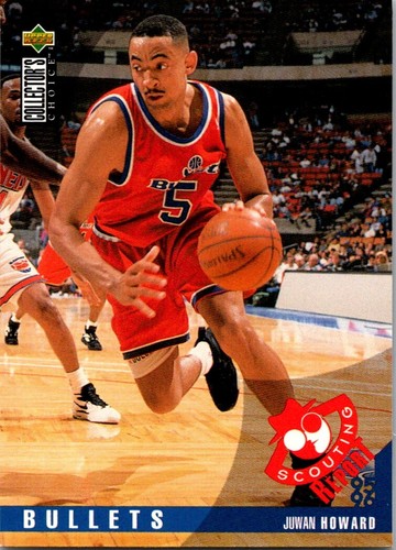 1995-96 Collector's Choice Juwan Howard Washington Bullets #349 | eBay