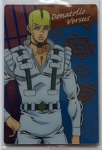 JoJo's Bizarre Adventure Part 6 Stone Ocean Wafer Card Donatello Versus ...