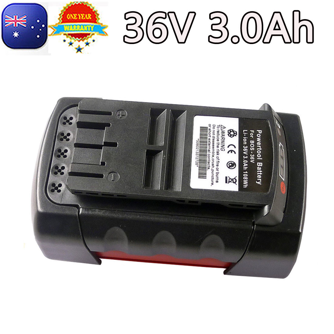For Bosch Battery 36Volt 3.0Ah Li-ion 2607 336 173,BAT836,D-70771,GSA ...