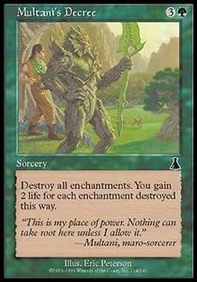 *MRM* FR/VF 4x D cret de Multani - Multani's Decree MTG UDS | eBay