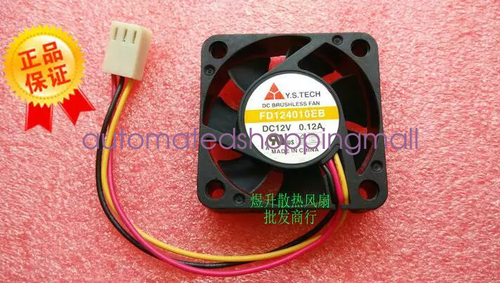 YS.TECH FD124010EB DC12V 0.12A 40*10MM Axial 4CM 3-Wire Cooling Fan | eBay