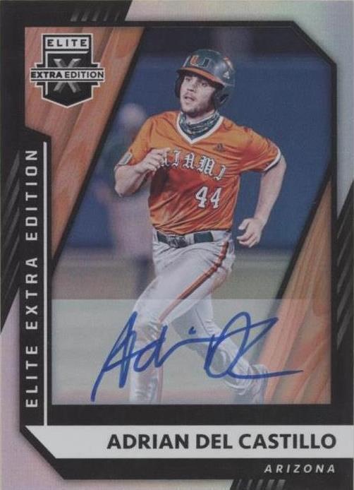 2021 Panini Elite Extra Edition - Adrian Del Castillo #67 Signatures ...