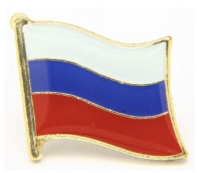 Russia Flag Country Pin Lapel Tie Necktie Tack LDS Missionary Statesman ...