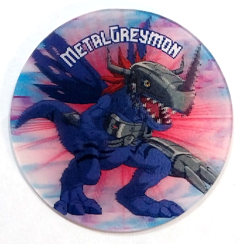 TAZO 3D DIGIMON VOL. II DKV #47 METALGREYMON VIRUS 2022 PERU South ...