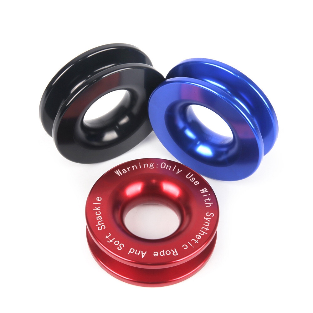 Winch Snatch Recovery Rings 41000lbs Break Strength Rope Retention ...