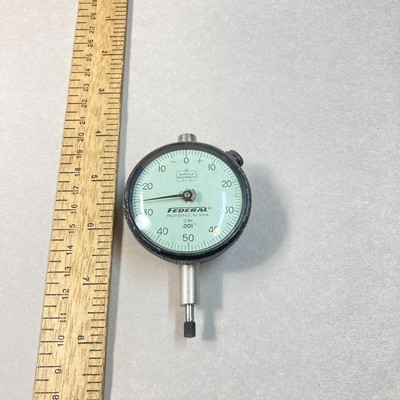 Federal Dial Test Indicator .001" Full Jeweled Slide Back #C81 USA | eBay
