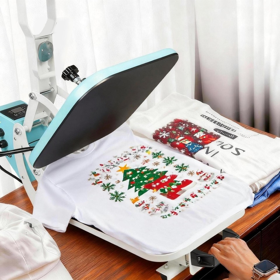 Heat Press Machine for T Shirts 15" x 15" Portable HTV Vinyl Printer ...
