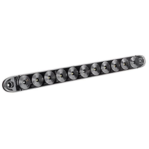 15" Red 3 ID Bar LED Trailer Tail Light Bar with Reverse Light for ...