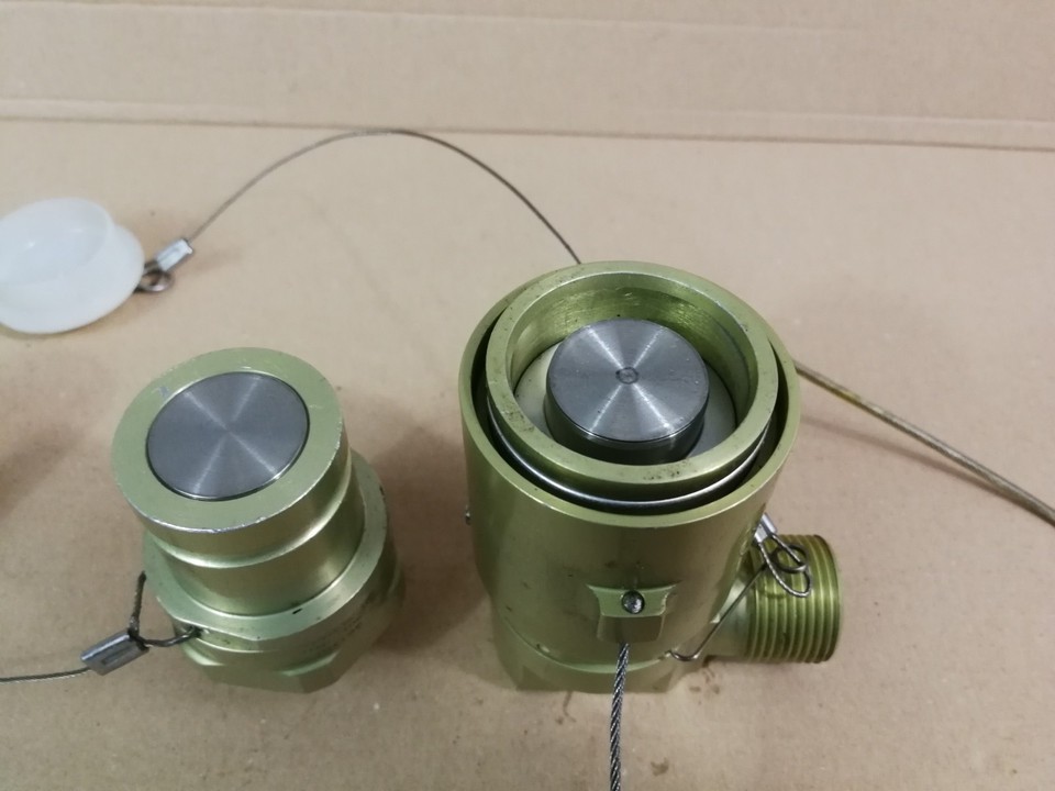 Set of Aluminium MOD Aircraft Flat Face QR Quick Release Coupling 3/4 ...