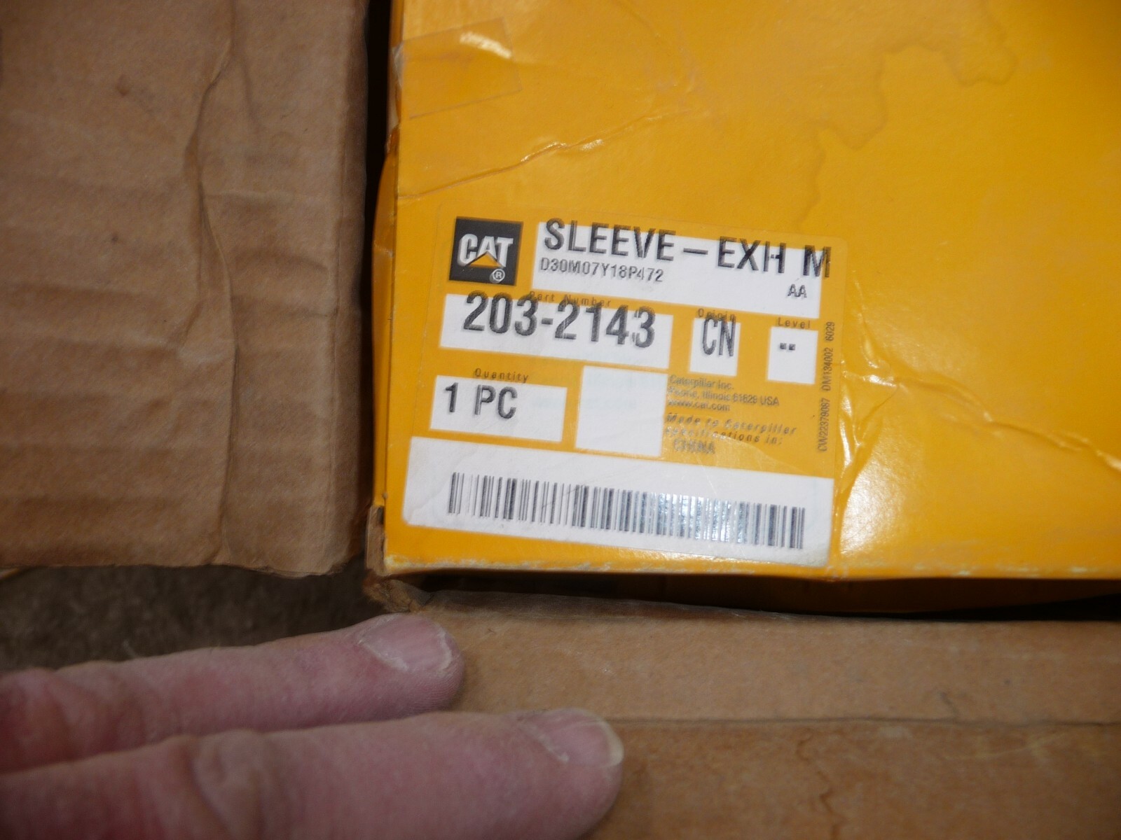 GENUINE Caterpillar 203-2143 Exhaust Manifold Sleeve | eBay