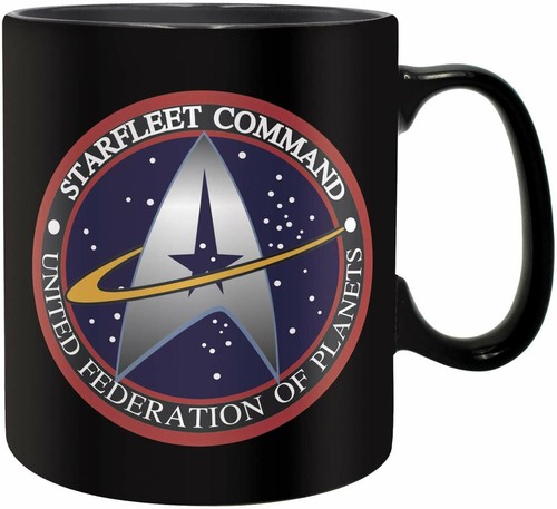 OFFICIAL STAR TREK STARFLEET COMMAND EXTRA LARGE COFFEE MUG NEW IN GIFT ...