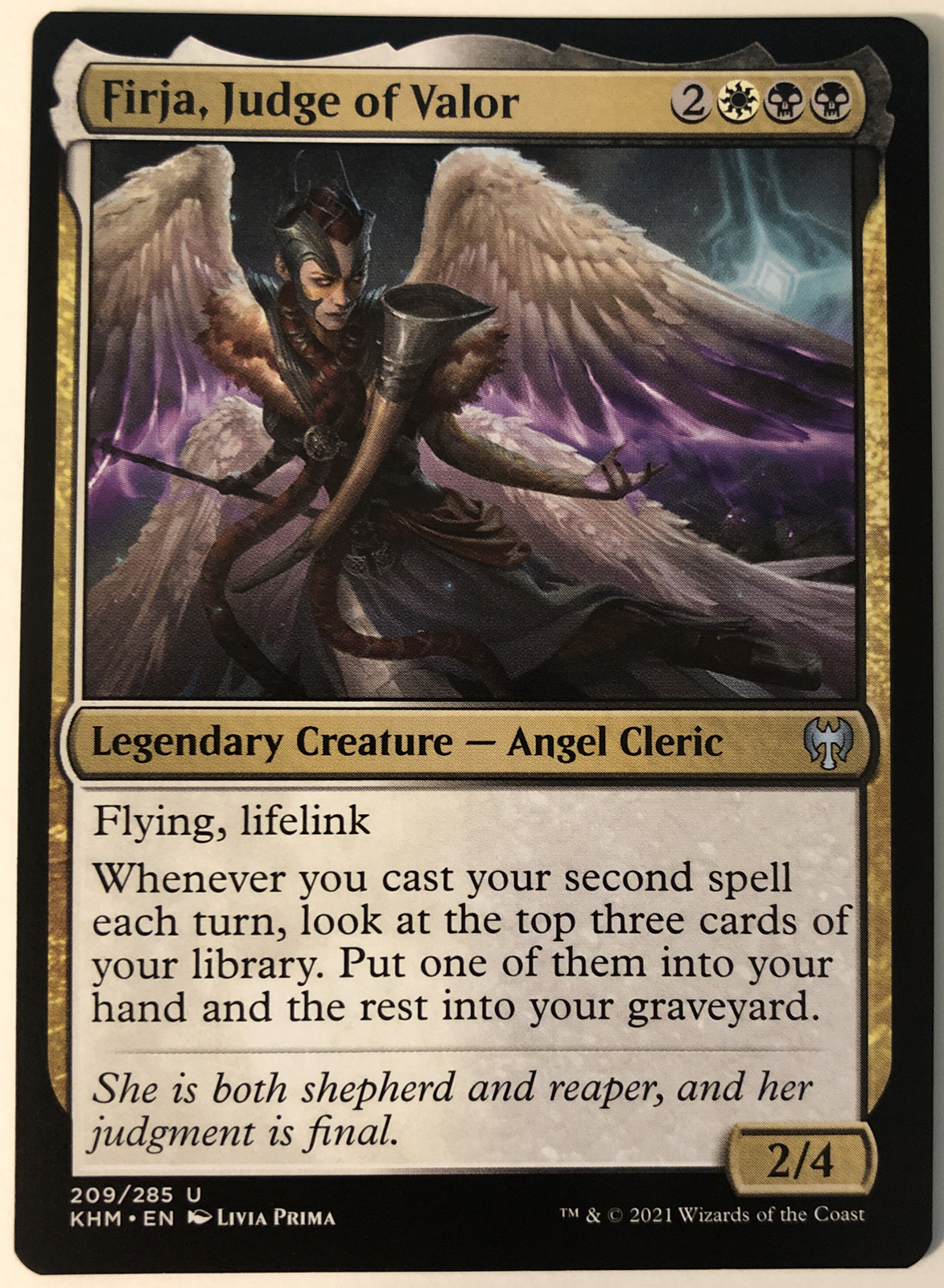 Firja, Judge of Valor Kaldheim Regular for sale online | eBay