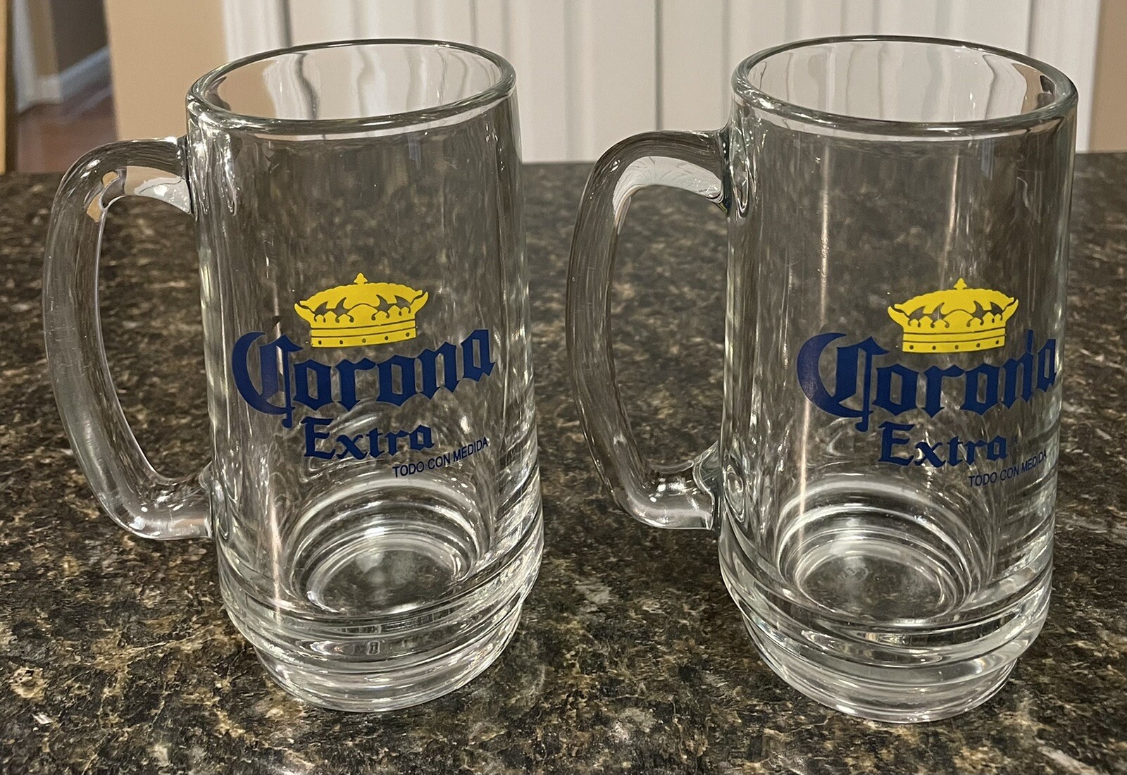 Set of 2 CORONA EXTRA BEER Handled MUGS Bar ToDo Con Medida | eBay