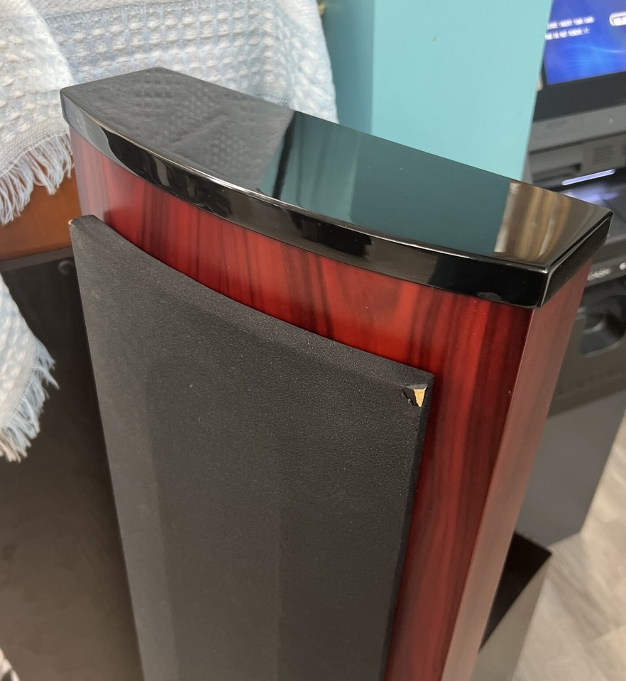 Onix Rocket GSW-300 Strata Mini FloorStanding Hybrid Rosewood Speakers ...