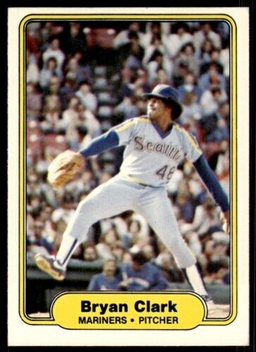 1982 Fleer Bryan Clark Rookie Seattle Mariners #507 | eBay