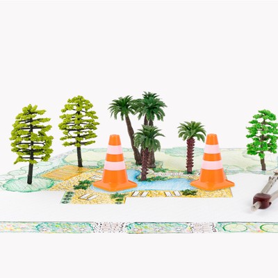 Miniature Traffic Signs Construction Toys Model Traffic Signs Traffic ...