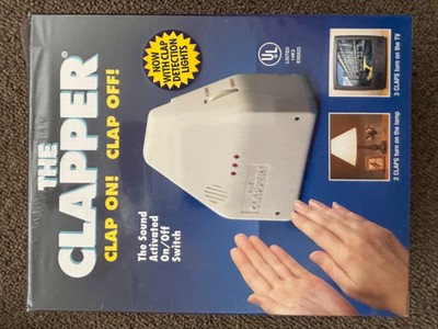 The Clapper Clap On Clap Off Sound Activated On/Off Switch NEW FACTORY ...