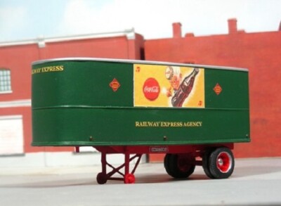 O 1:48 Scale Sylvan # OT-024-1 Edwards 20' Dry Van Trailer KIT - REA ...