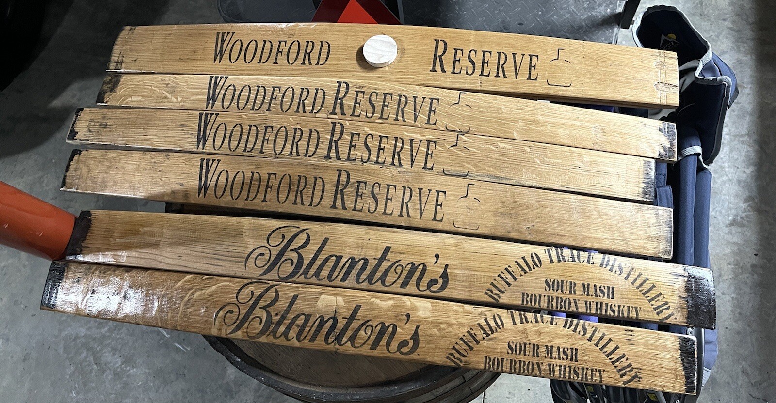 BUFFALO TRACE BOURBON BARREL STAVES ,PAPPY,BLANTON, W.L. WELLER & MORE ...