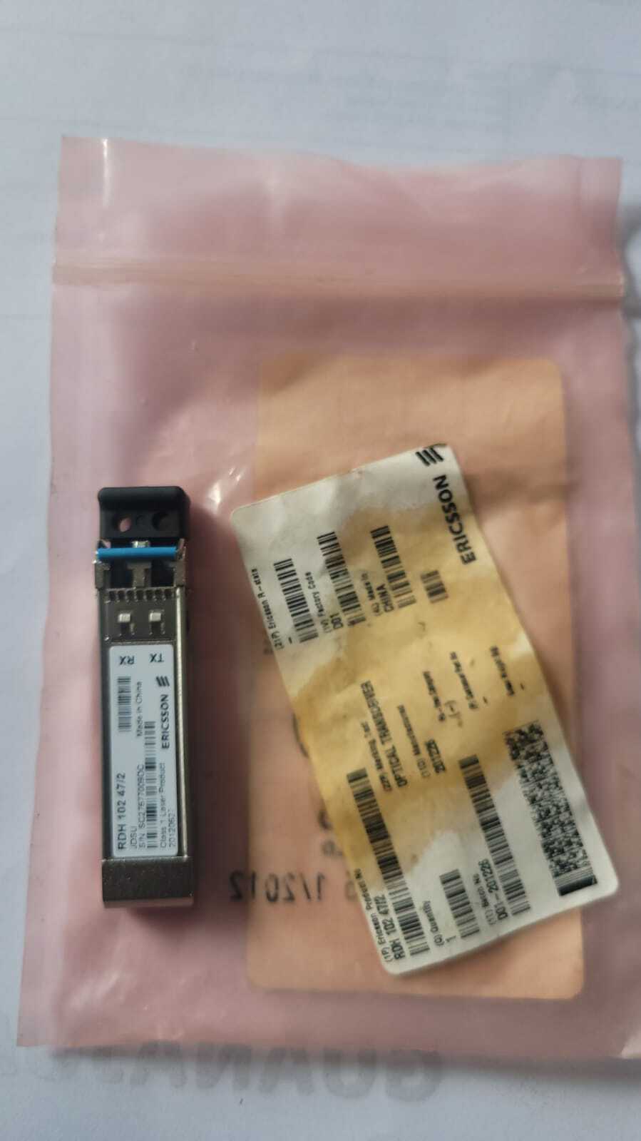 Optical Transceiver Module RDH 102 47/2 Ericsson Delta Electronics SFP ...