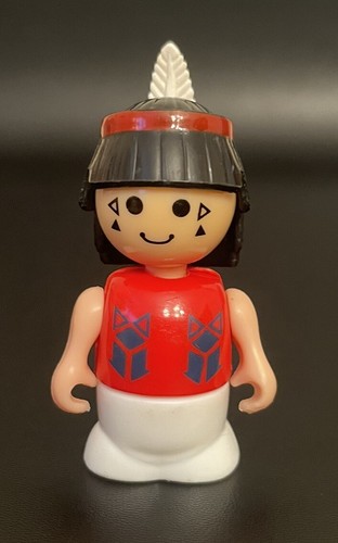Vintage Fisher Price Little People Native American Indian Girl Plastic ...